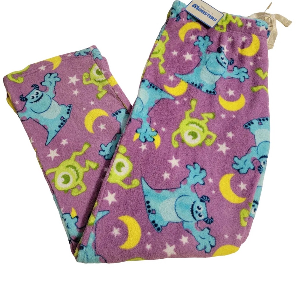 Disney Monsters Inc. Comfy Fleece Pajama Sleepwear Pa… - Gem